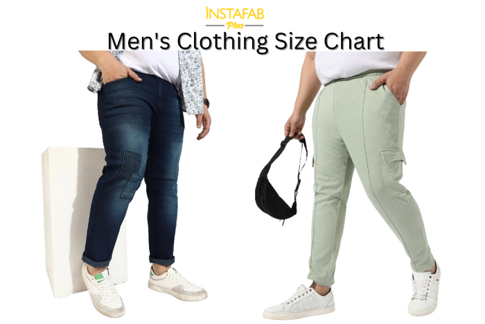 Men's Clothing Size Chart: XXXL, XXXXL to 6XL Size in Numbers