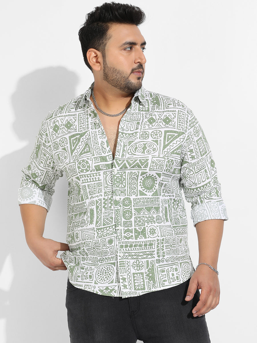 Plus Size Printed Shirts for Men: XXXL, XXXXL to 6XL [Up to 50% Off]