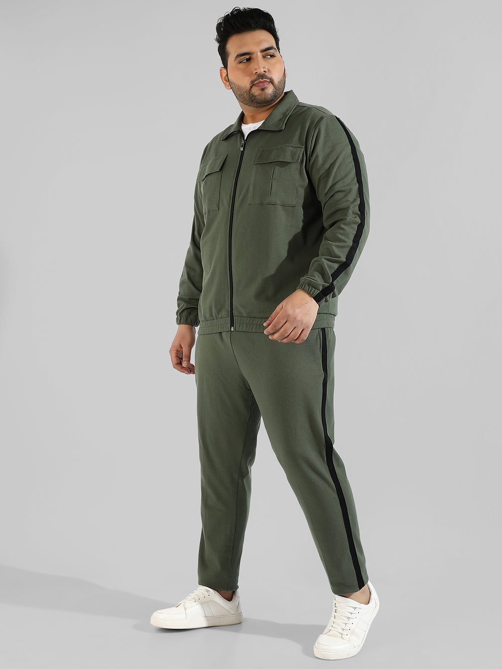 Green Plus Size Co-Ord Set for Men: XXXL, XXXXL to 6XL [50% Off]